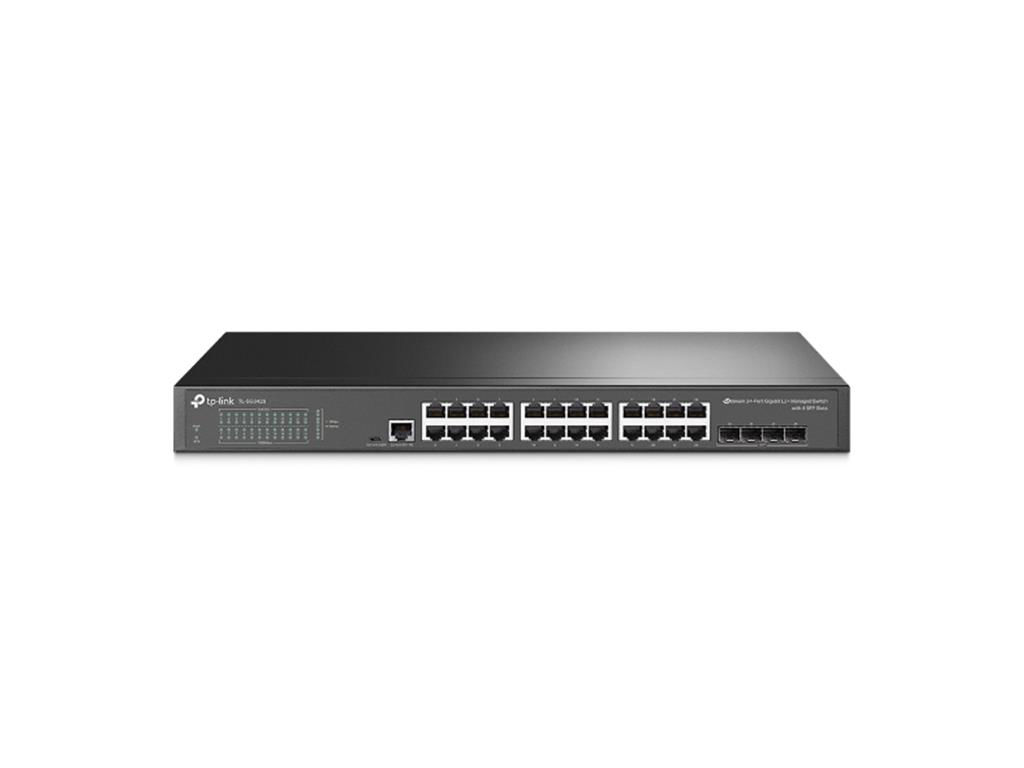 Switch Tp-Link Tl-Sg3428 (T1600g-28ts T2600g-28ts) Gerenciavel Gigabit ...