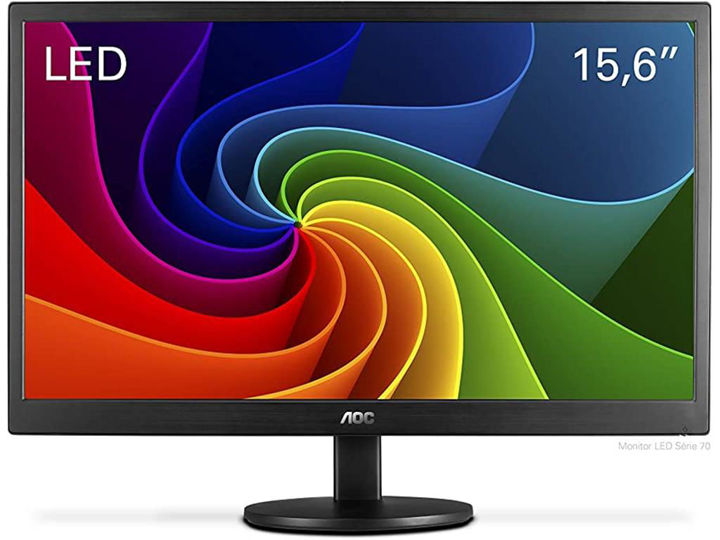 All Nations | Monitor Aoc 15,6" Led 60hz 8ms Vga Vesa - E1670swu/Wm