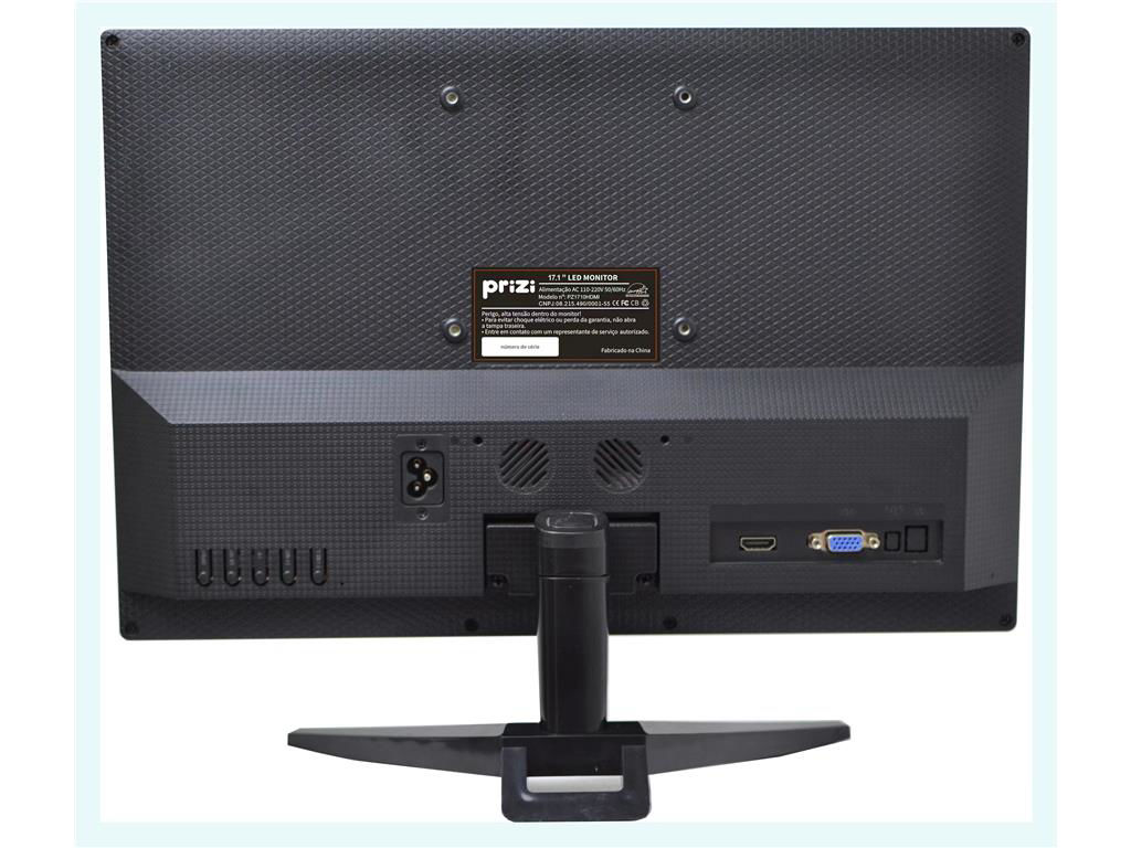 All Nations | Monitor Prizi Slim 17" Led 60hz 5ms Vga Hdmi Vesa - Pz1710hdmi