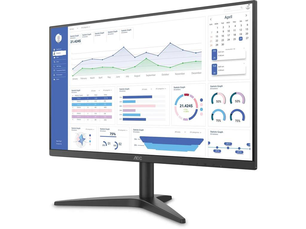 All Nations | Monitor Aoc 27"led/Va Fhd 75hz 8ms Hdmi Vga Adaptive-Sync ...