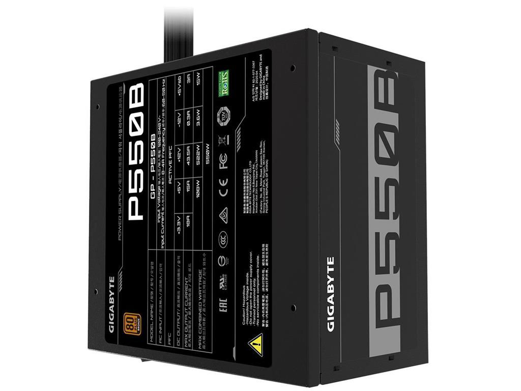 All Nations | Fonte Gigabyte 550w 80 Plus Bronze Atx 12v - P550b